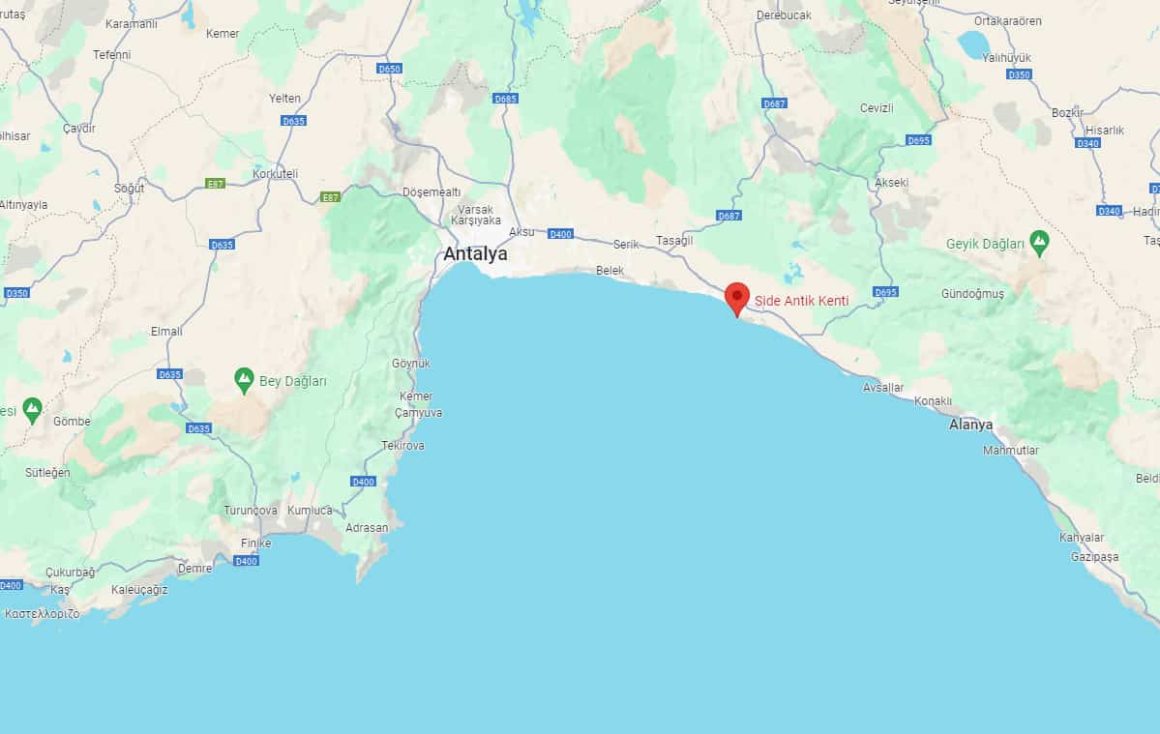 Side Antik Kenti - Nerede - Nasıl Gidilir - Giriş Ücreti 2024