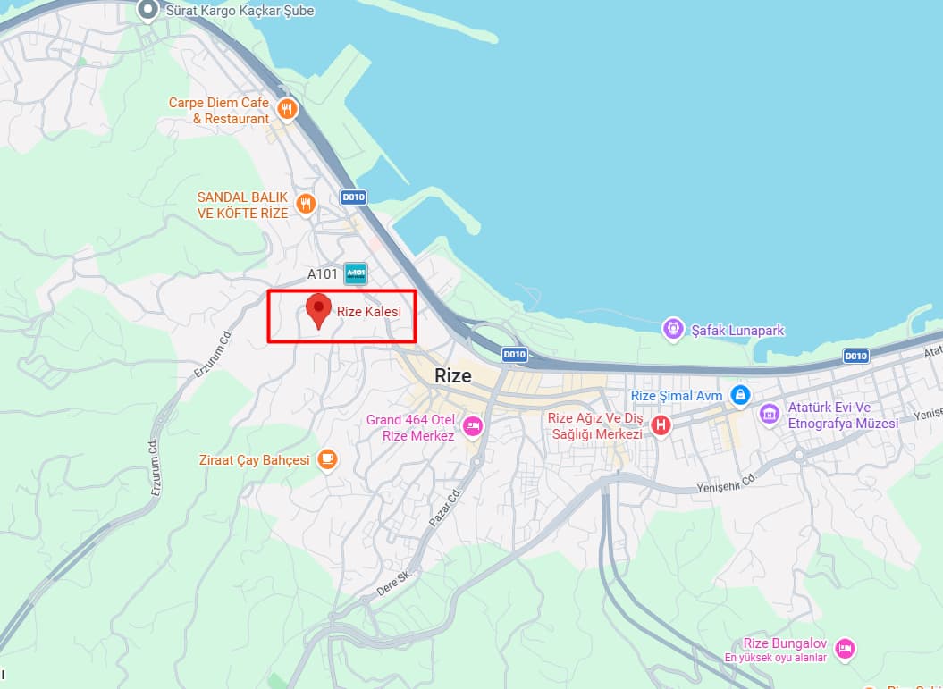 Rize Kalesi Rehberi 2026 | Nerede, Nasıl Gidilir, Giriş Ücreti, Saatleri